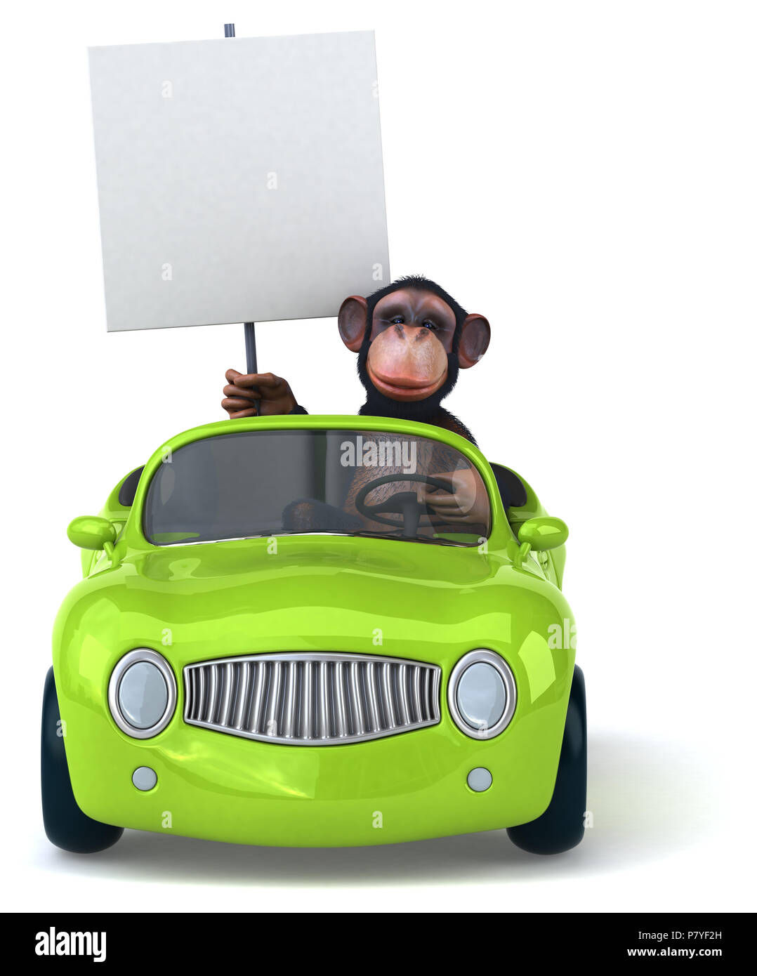 Monkey driving Cut Out Stock Images & Pictures - Alamy