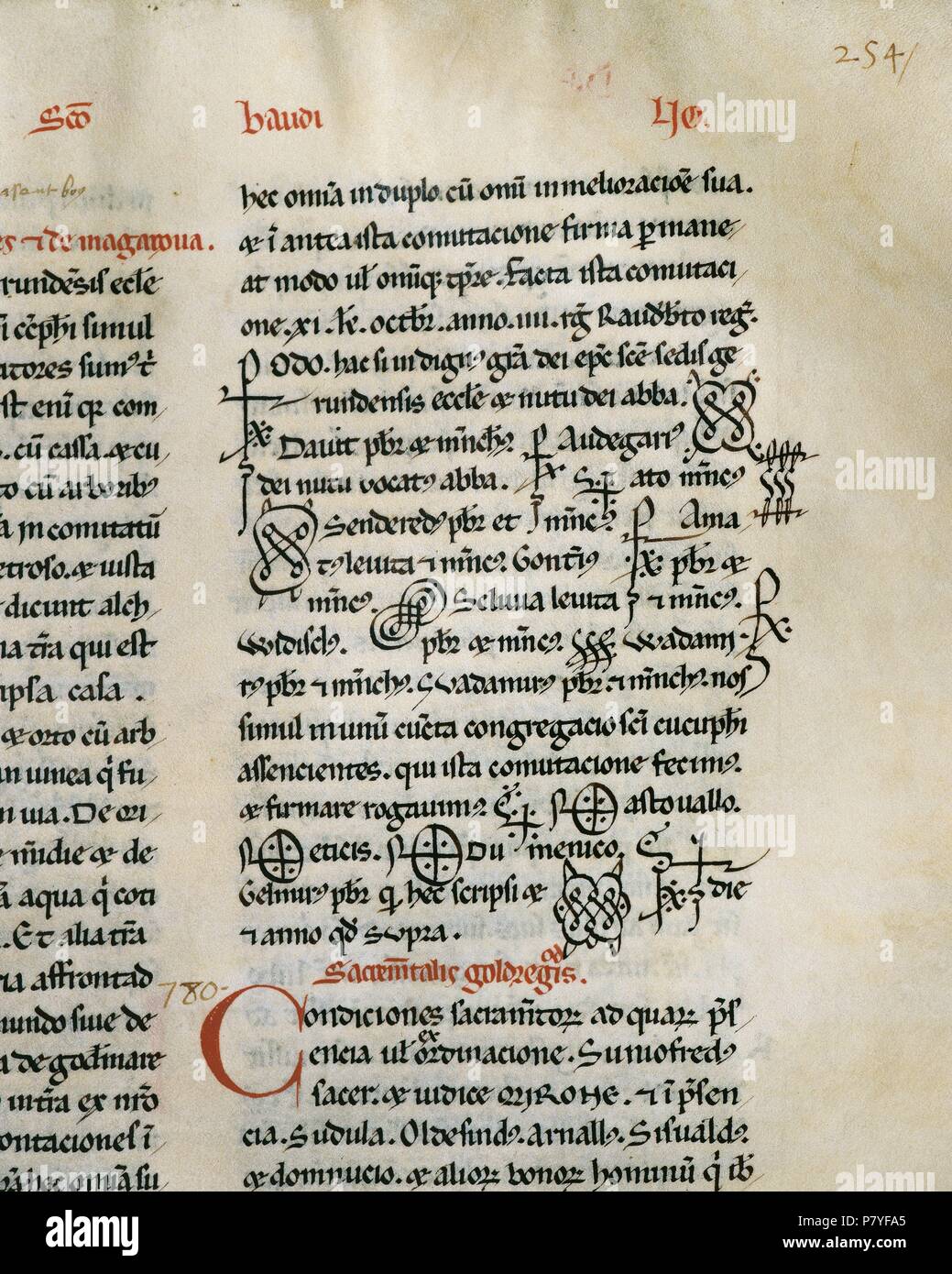 Medieval documents hi-res stock photography and images - Alamy