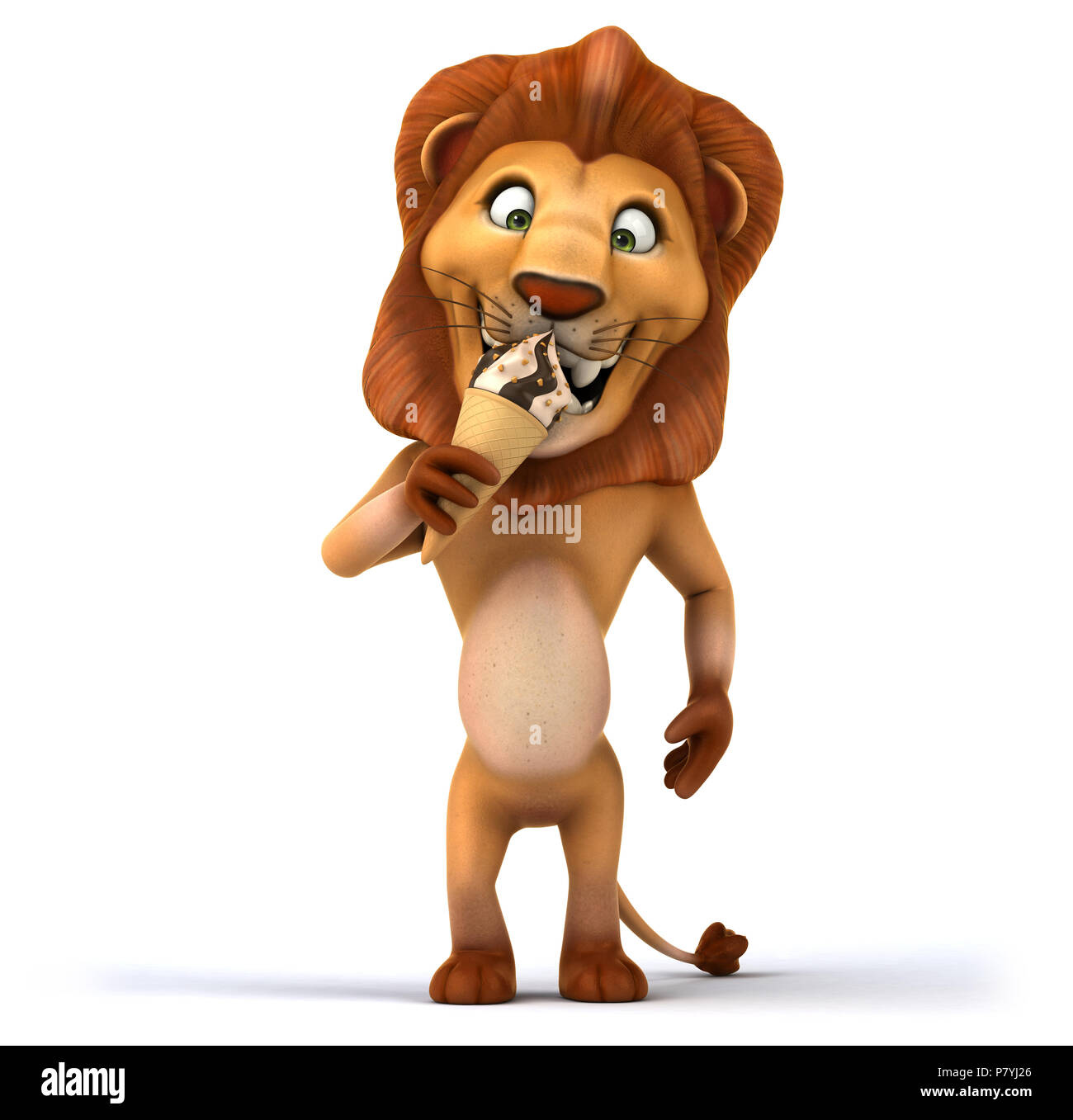Lion with ice cream hi-res stock photography and images - Alamy