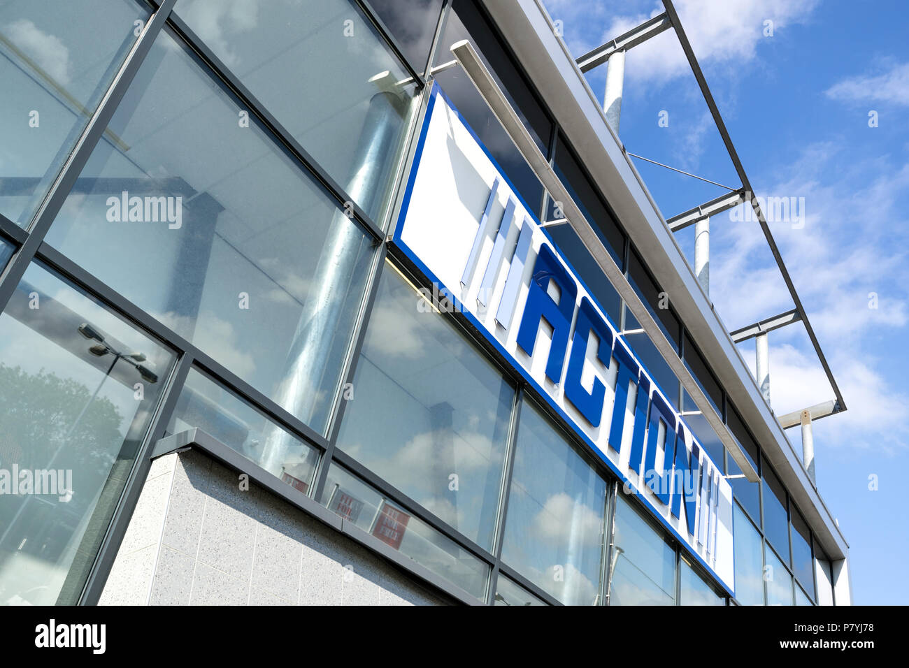 Action logo. Action is a Dutch discount store-chain, owned by the ...