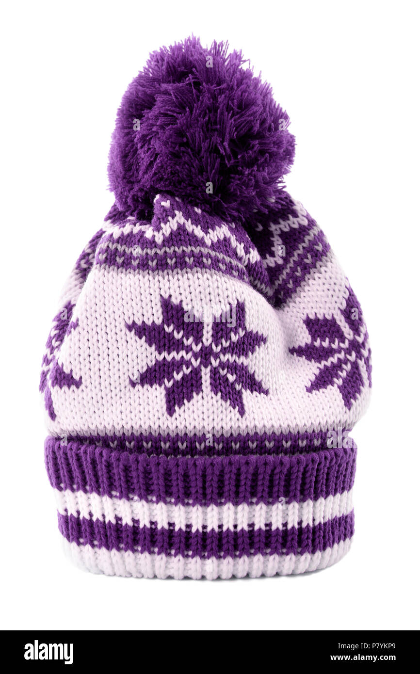 Purple wool hat hi-res stock photography and images - Alamy