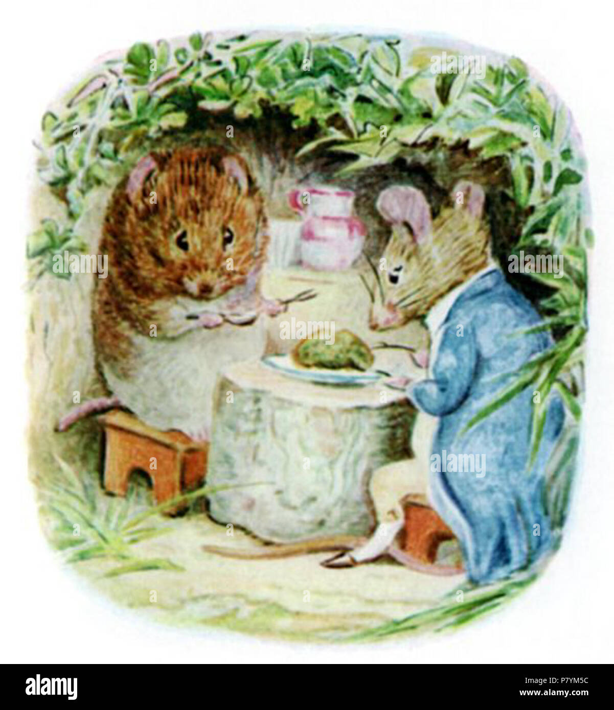 English: Illustration of Johnny Town-Mouse and Timmy Willie from The ...