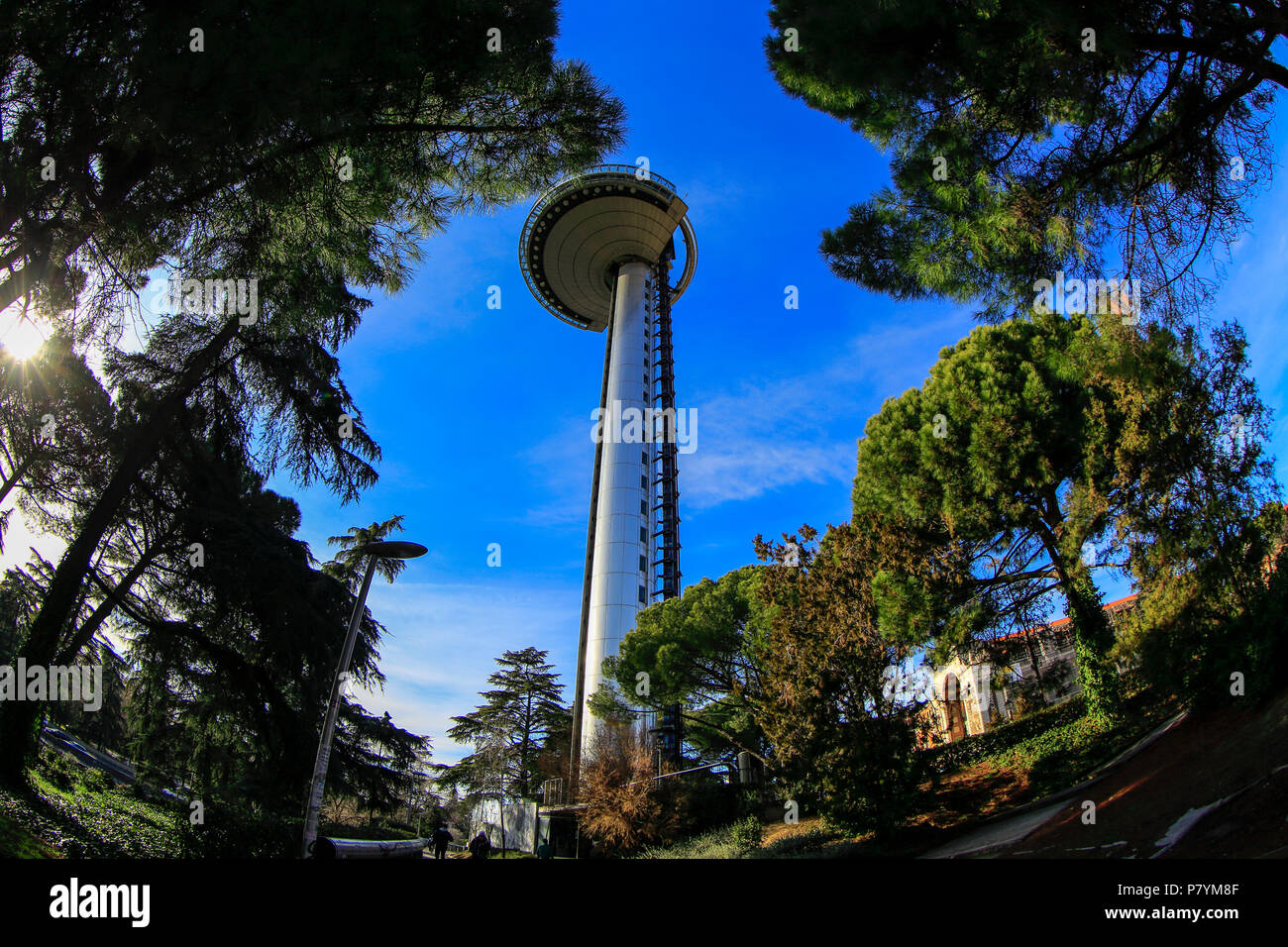 Faro de Moncloa, Illumination and communications tower in the city of ...