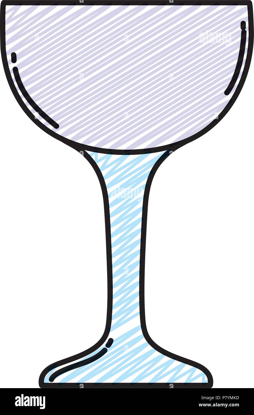 doodle crystal glass fragile object style Stock Vector Image & Art - Alamy