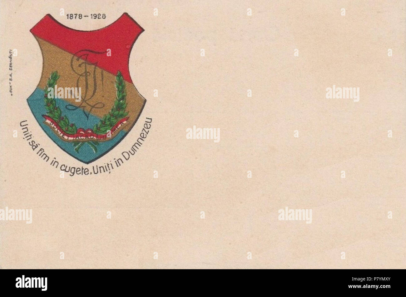 English: Coat of Arms 8Farbenschild) of academic Romania n fraternity ...