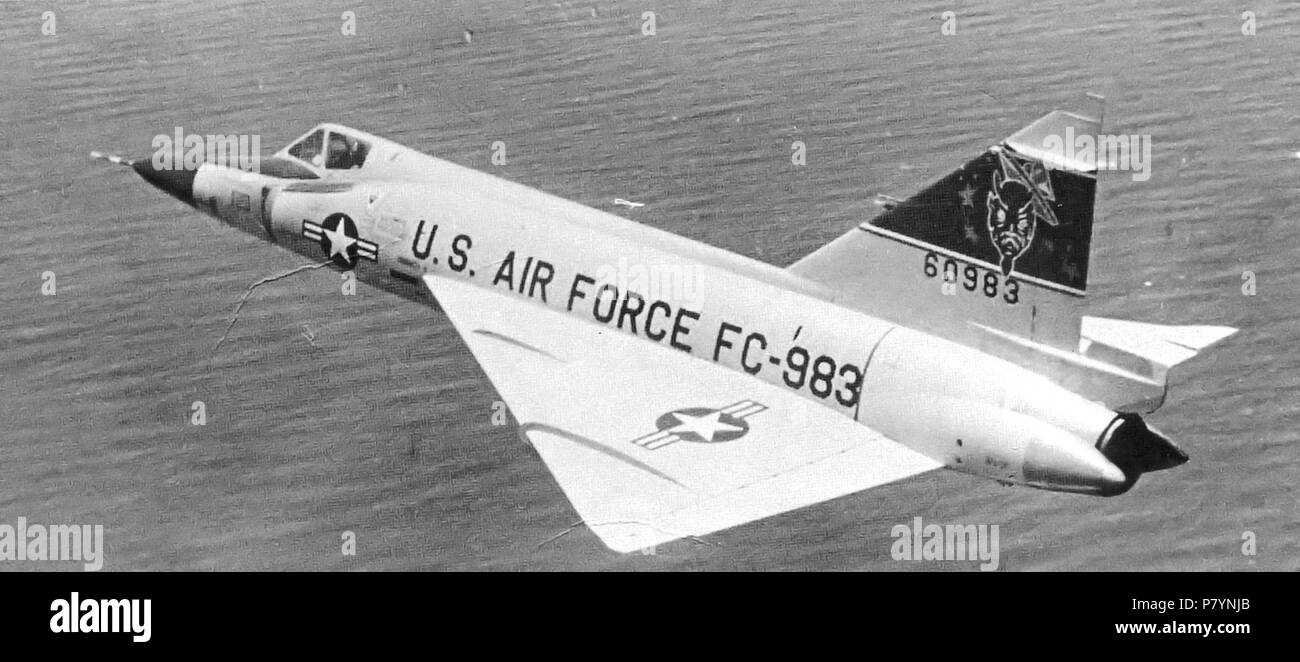 431st Fighter-Interceptor Squadron Convair F-102 Delta Dagger 55-0983 ...