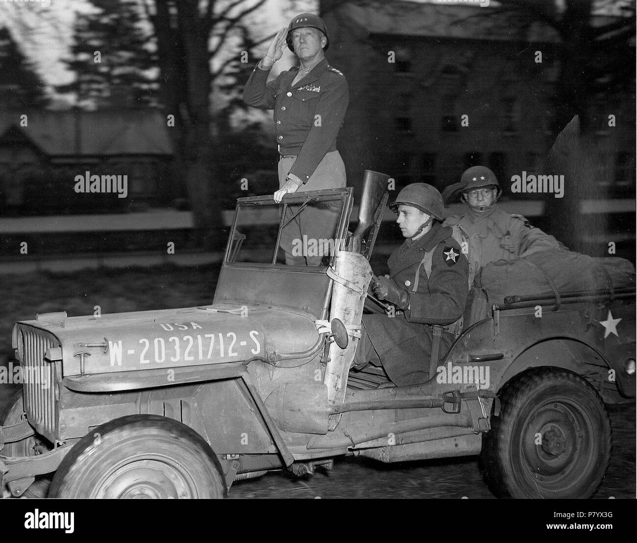 Maj gen patton hi-res stock photography and images - Alamy