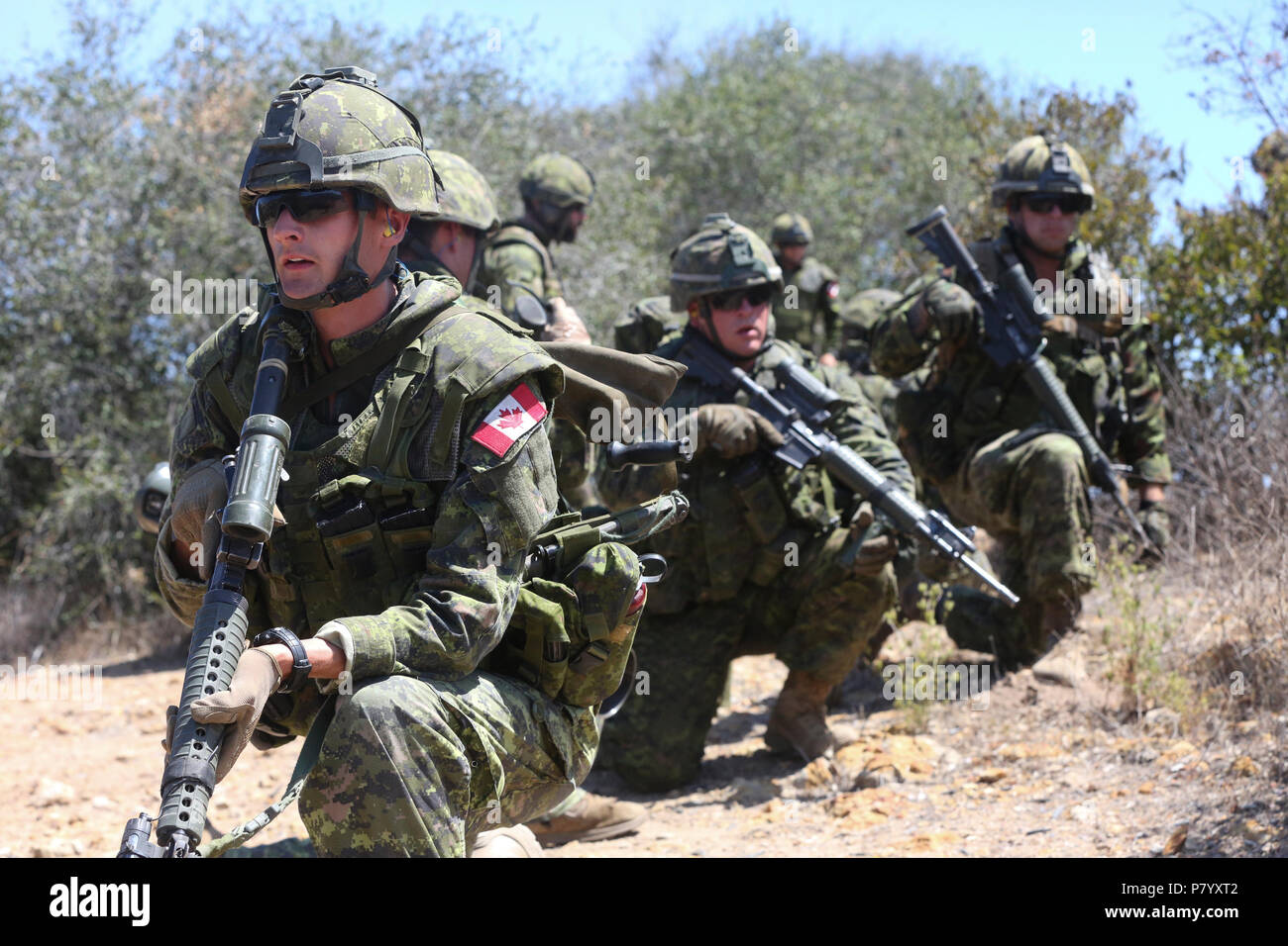 Soldiers Of The Royal 22e Regiment High Resolution Stock Photography ...