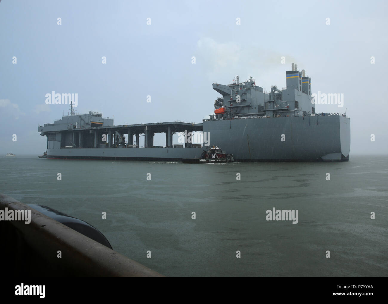 180705-N-OH262-0615 NORFOLK (July 5, 2018) The expeditionary sea base ...