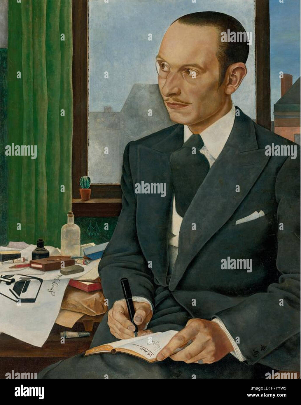 English: Portrait of Georg Goedecker . 1929 258 Manfred Hirzel Georg ...