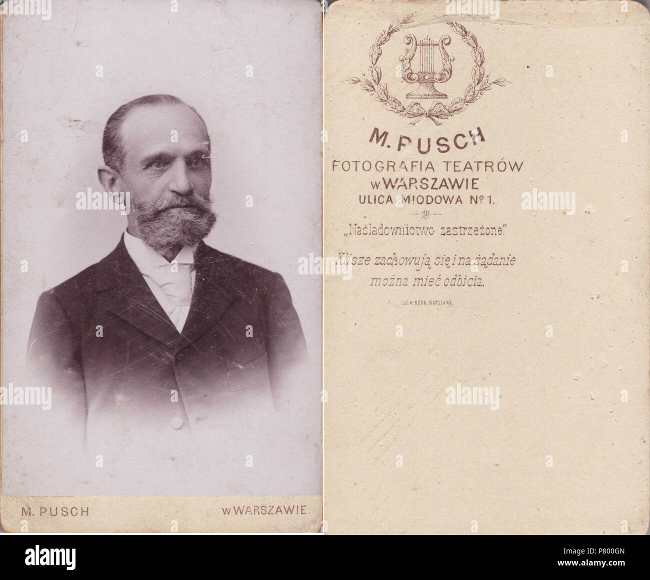 Polski: Przypuszczalnie Maksymilian Dattelbaum, (1831-1904) brat ...