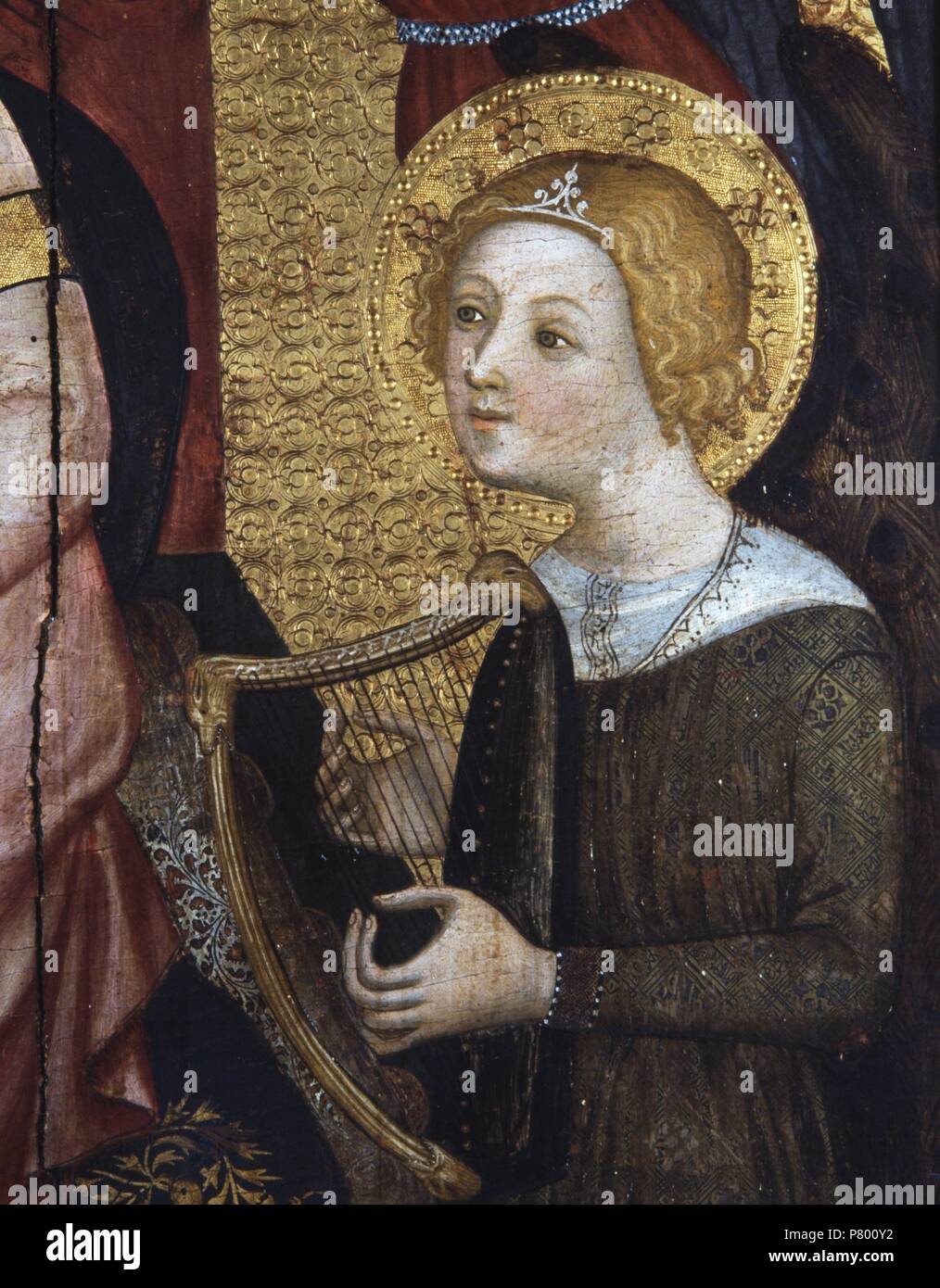 Gold harp hi-res stock photography and images - Alamy