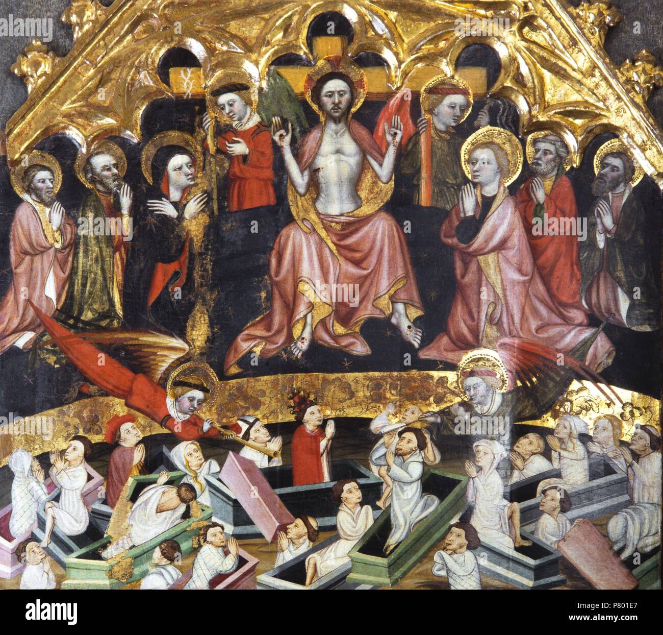 Retablo del Salvador, primer quarto de s. XV. Resurreción de los ...