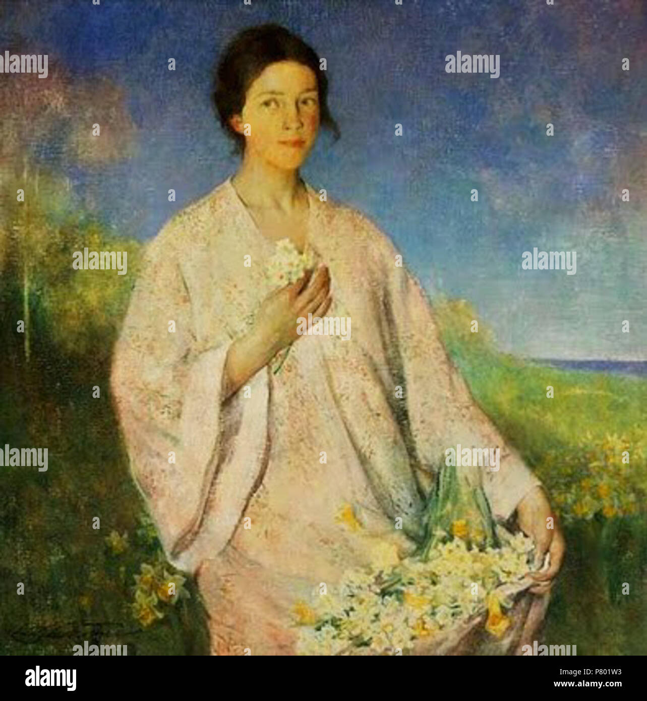 English: Spring . circa 1910 89 Charles Webster Hawthorne (1872 - 1930 ...