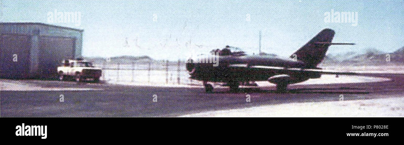 4477th Test and Evaluation Squadron - MiG-17F Taxiing Stock Photo - Alamy