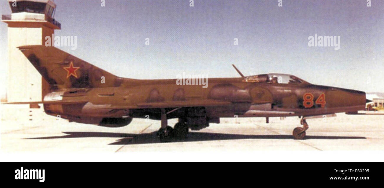 4477th Test and Evaluation Squadron - MiG-21 F-13 Red 84 Stock Photo ...