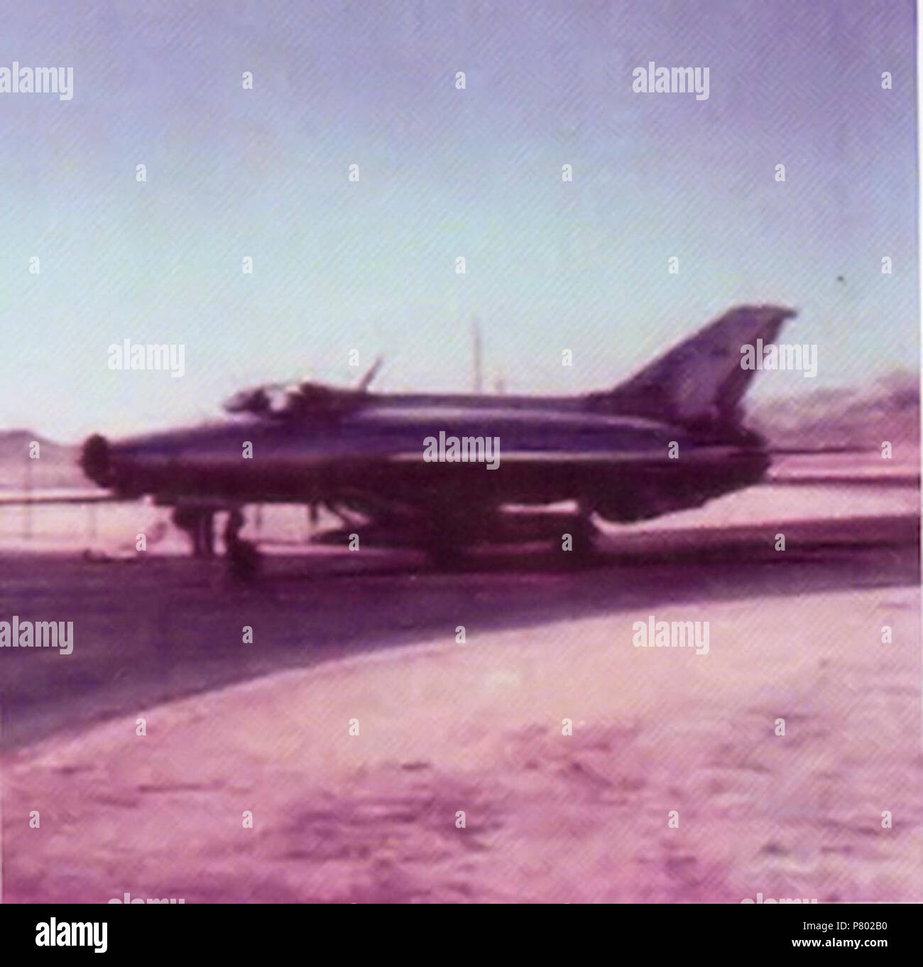 4477th Test and Evaluation Squadron - MiG-21 Parked Stock Photo - Alamy