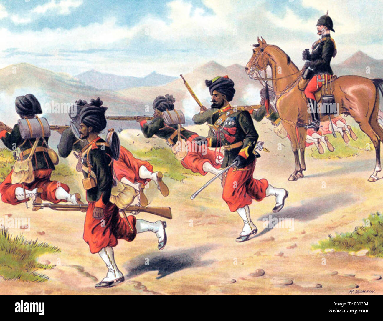English: 29th Bombay Native Infantry (now 11 Baloch, Pakistan Army) on ...