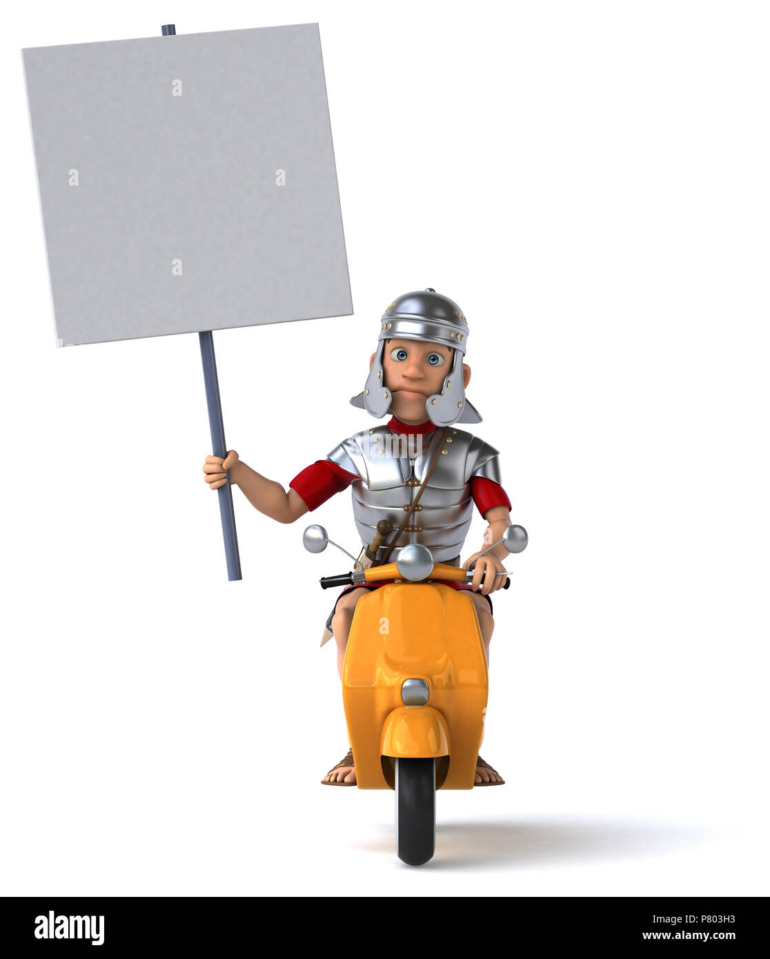 Fun roman soldier Stock Photo - Alamy