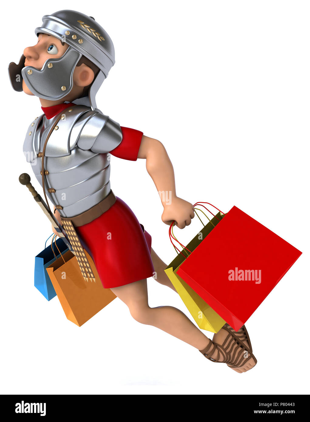 Fun roman soldier Stock Photo - Alamy