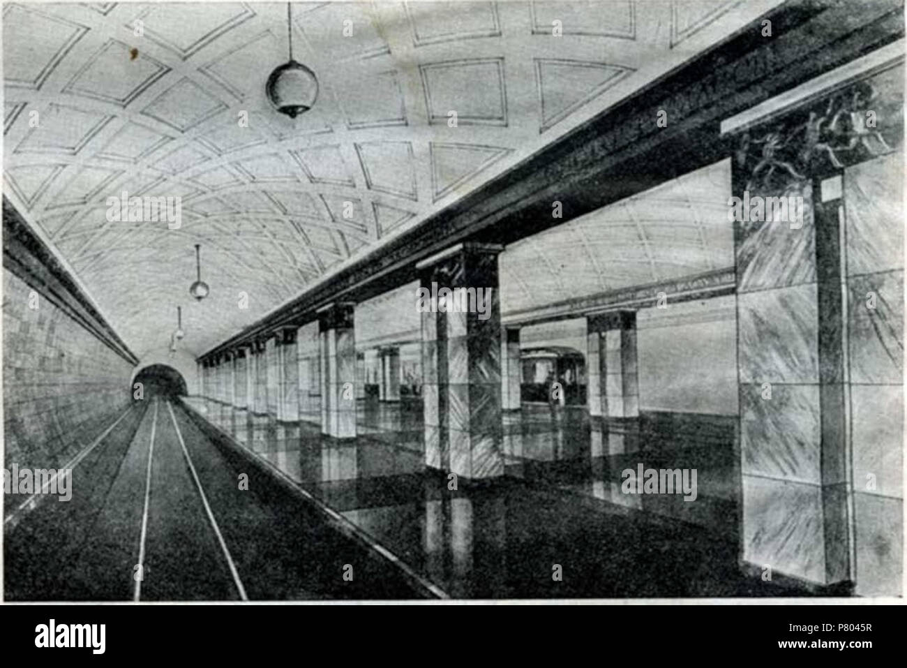 Moscow metro 1935 hi-res stock photography and images - Alamy