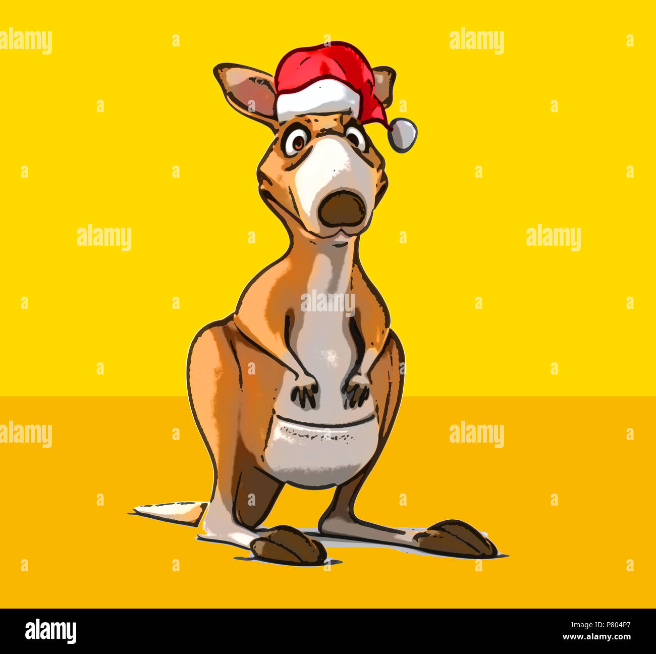 Kangaroo santa hi-res stock photography and images - Alamy