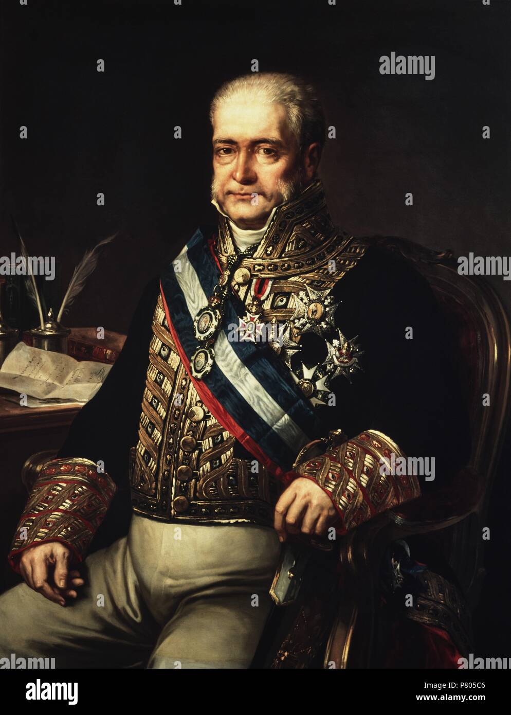 Retrato de Luis López Ballesteros (1778-1853), político y economista ...