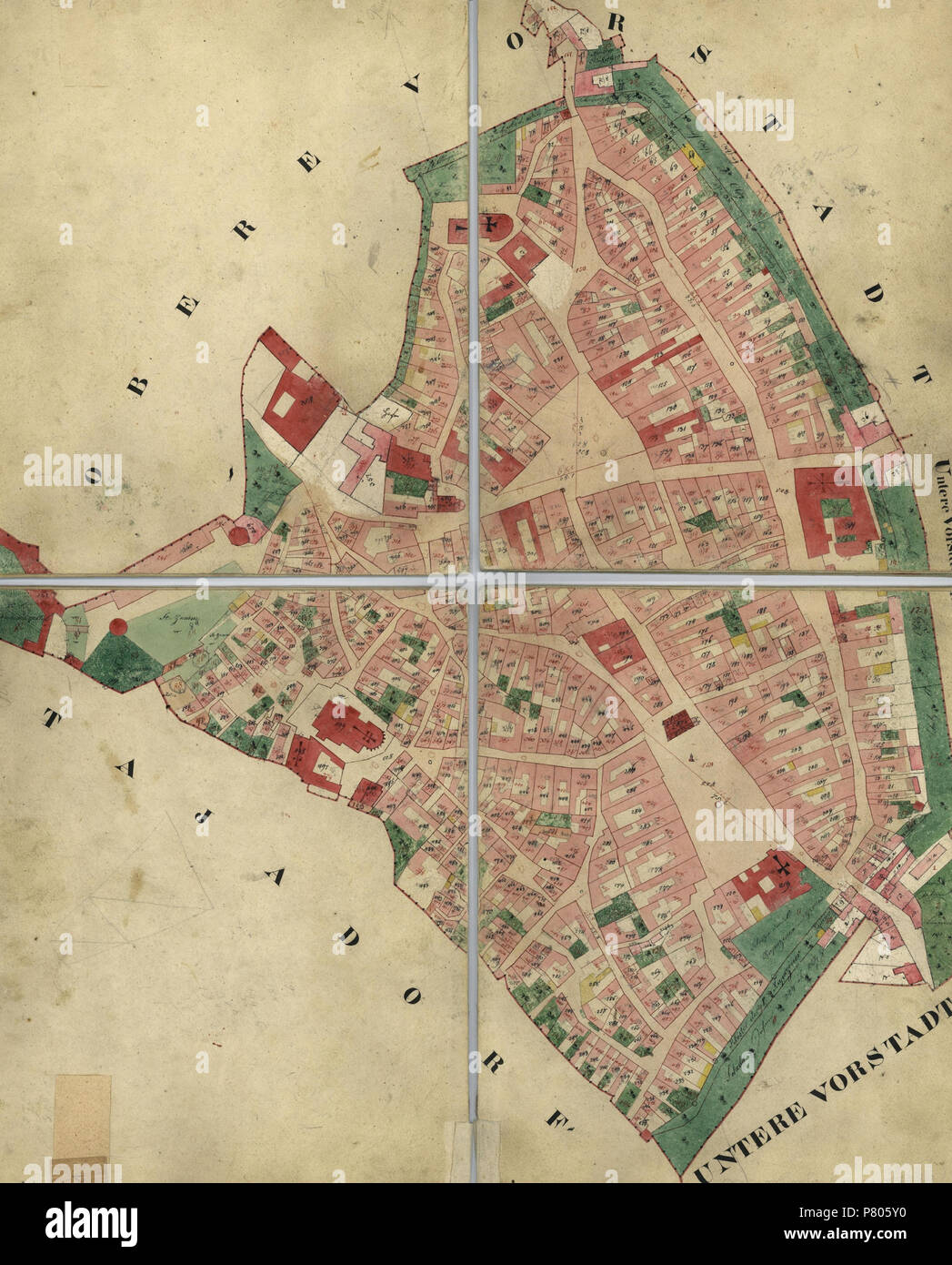 Deutsch: Indikationsskizzen: Znojmo . 1824 280 MZA, D9, MOR084418240 ...