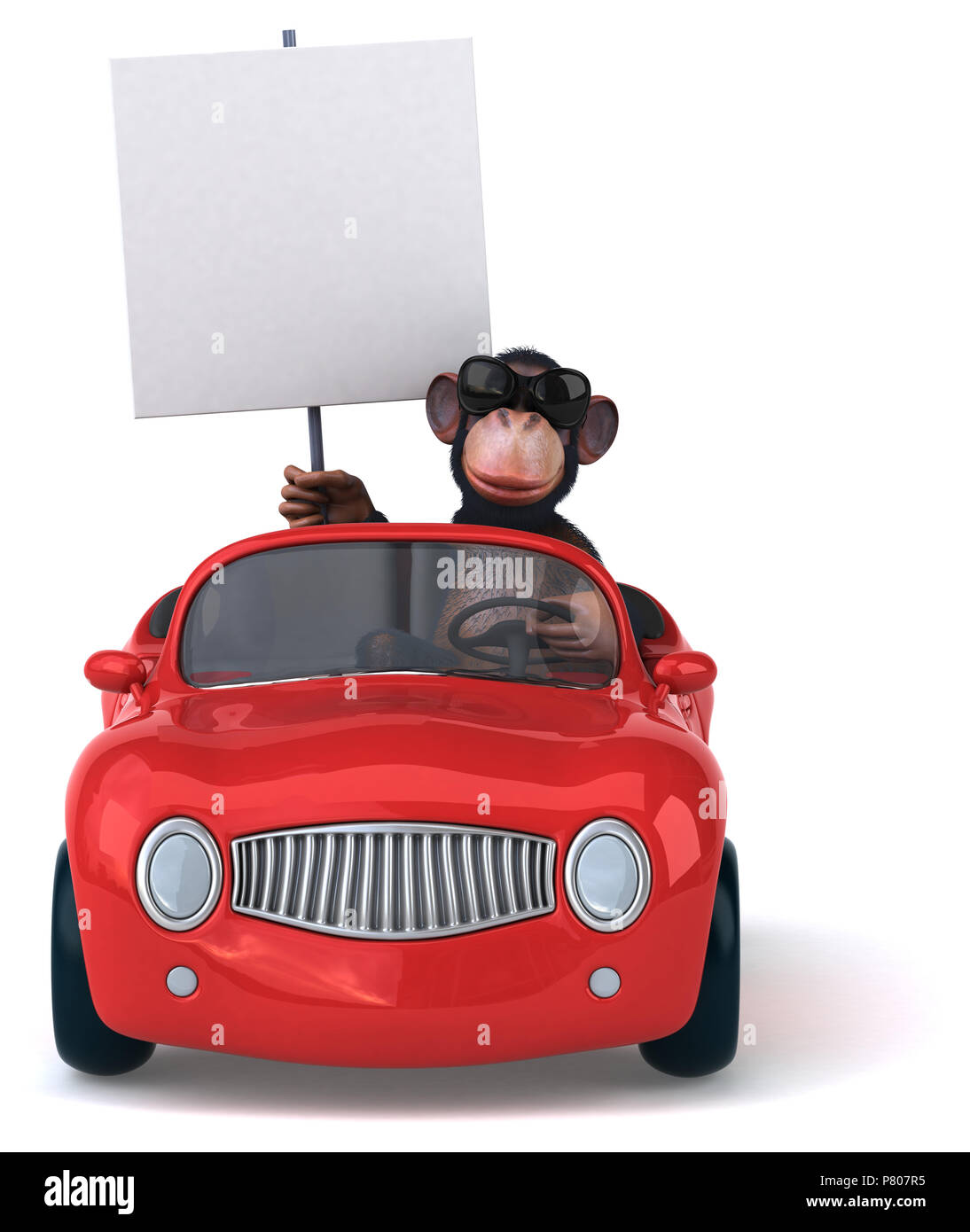 Monkey driving Cut Out Stock Images & Pictures - Alamy