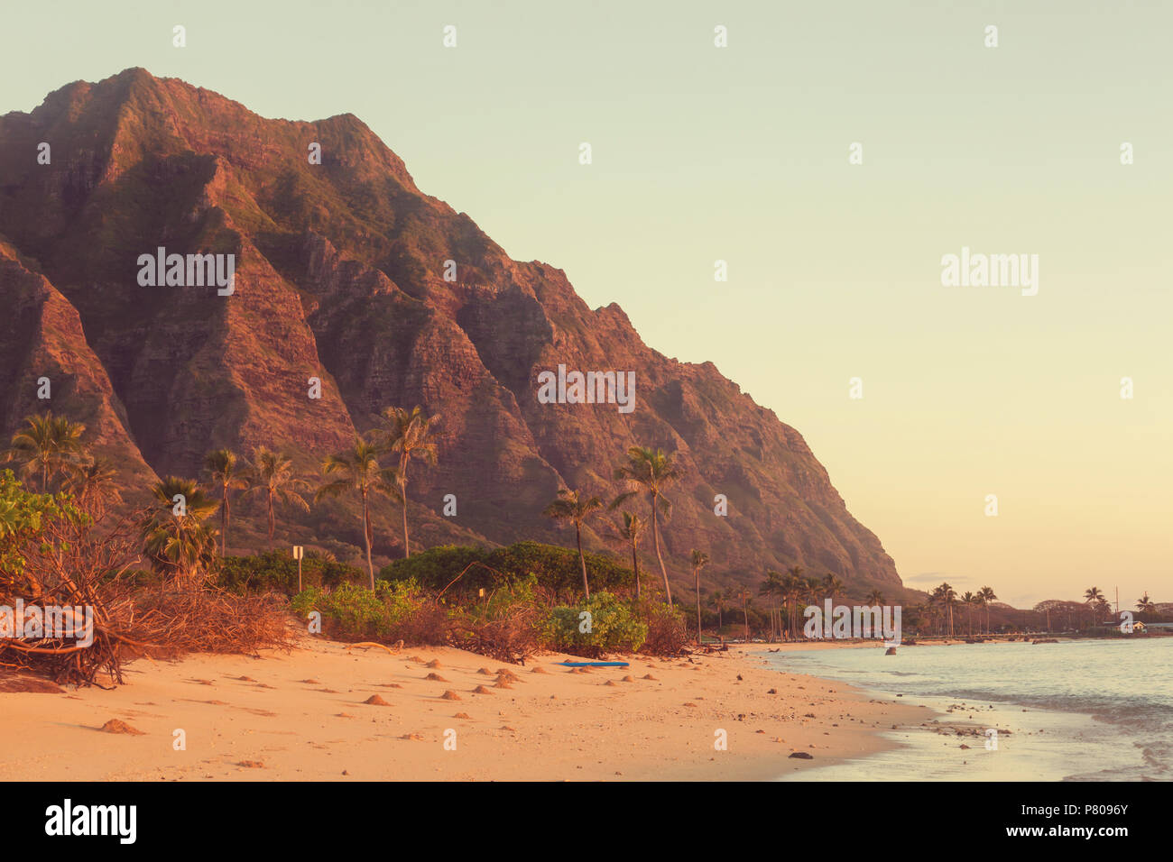 Beautiful landscapes in Oahu island, Hawaii Stock Photo - Alamy