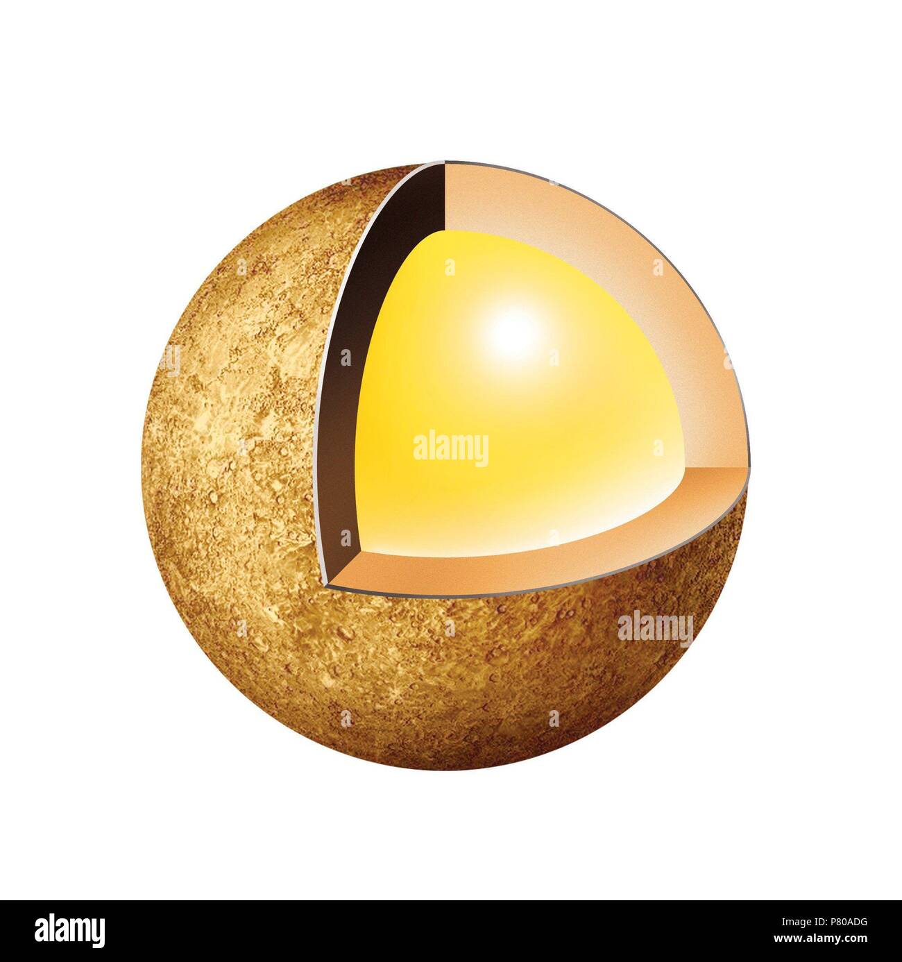 Mercury planet structure Cut Out Stock Images & Pictures - Alamy
