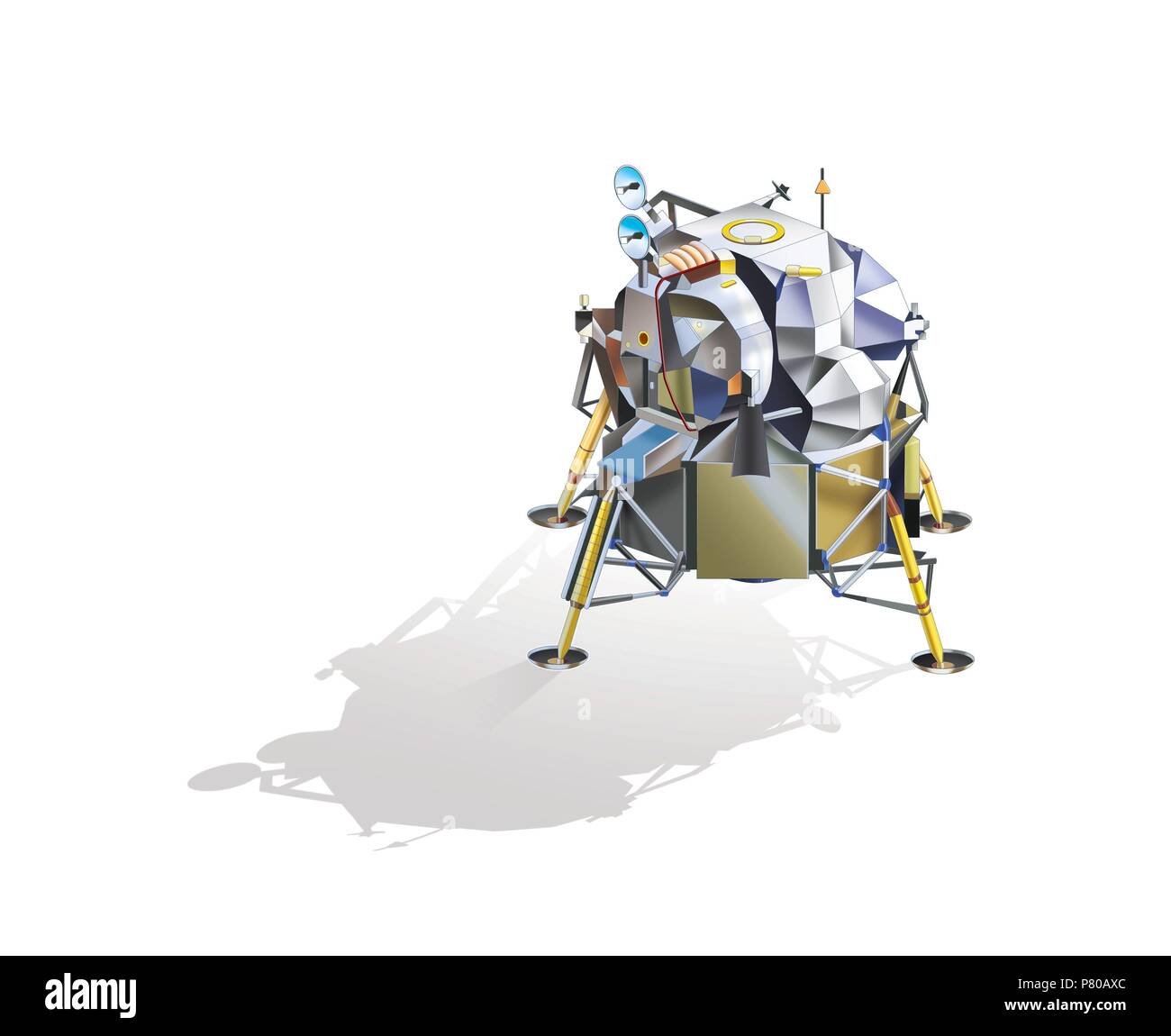 Lunar module Cut Out Stock Images & Pictures - Alamy
