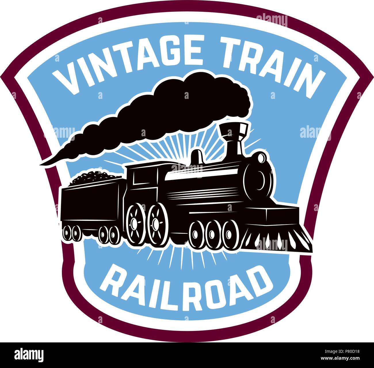 Vintage Railroad Logo
