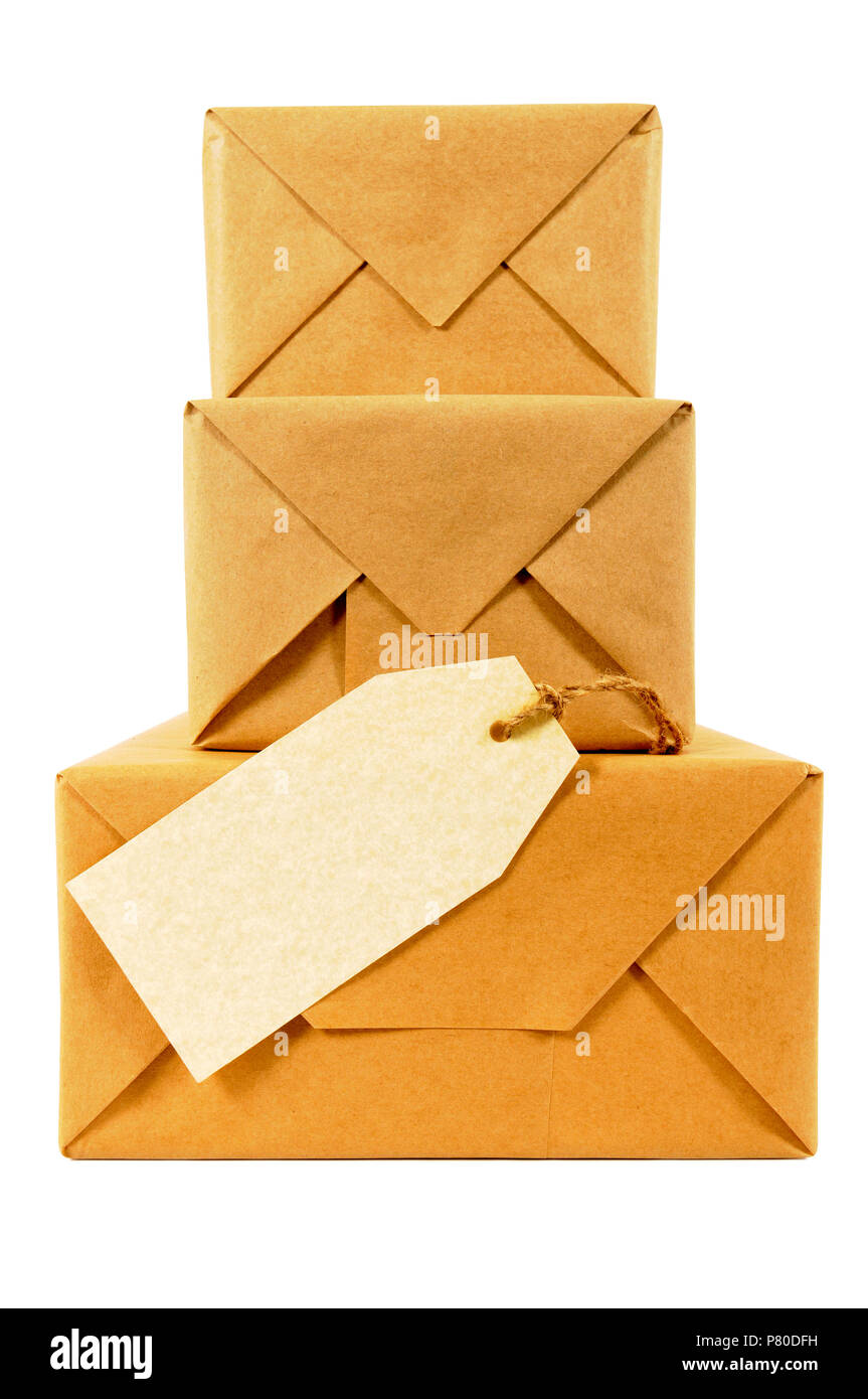 Shipping label packages hi-res stock photography and images - Alamy
