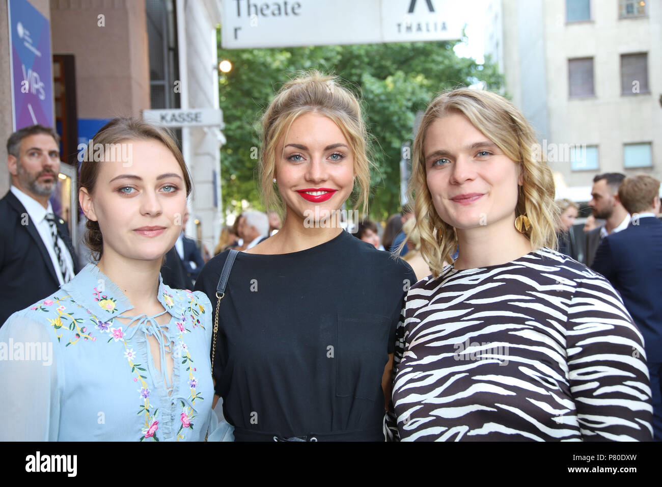 guests at the award Studio Hamburg Nachwuchspreis at the Thalia theatre ...