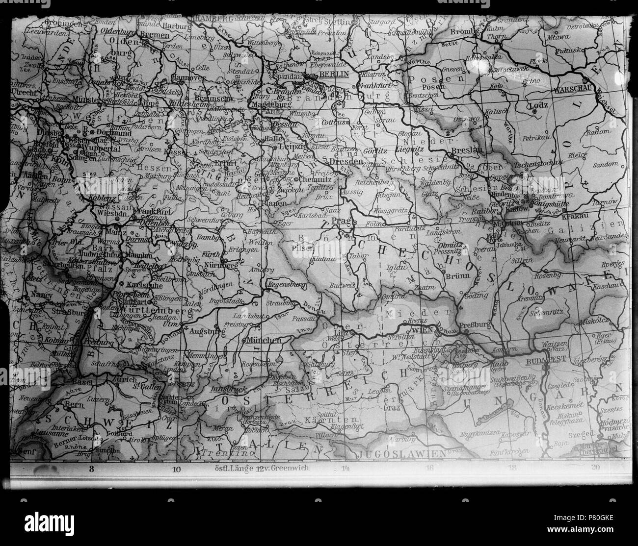 Map of europe 1930s hi-res stock photography and images - Alamy