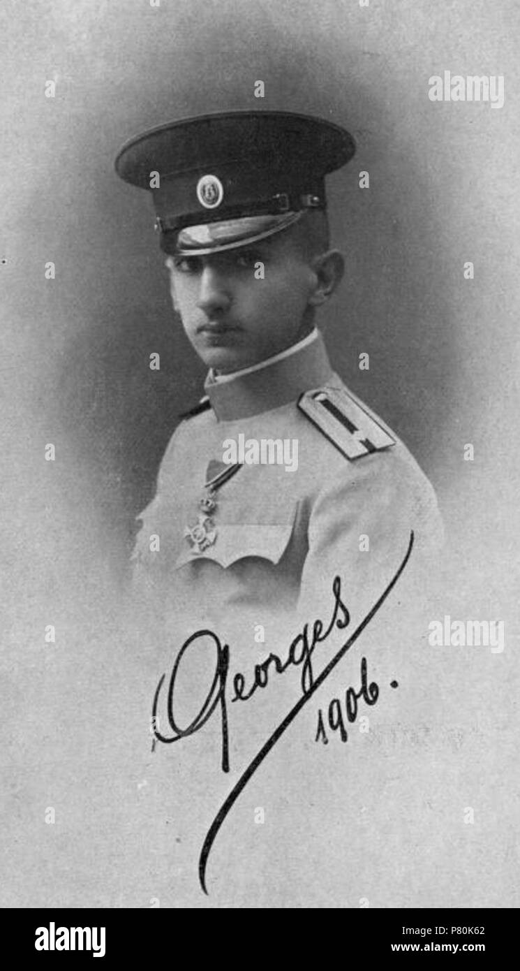 Original description: 'His Royal Highness Prince George of Servia ...