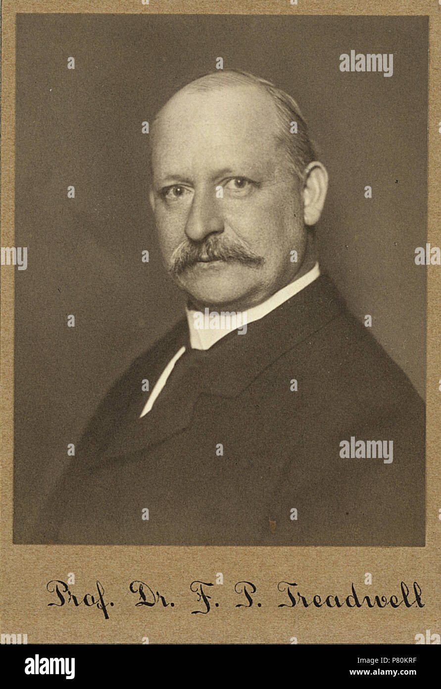 . Treadwell, Frederic Pearson (1857-1918) before 1919 150 ETH-BIB ...