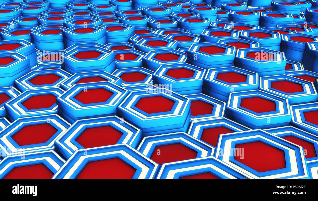 Abstract hexagon geometry hi-res stock photography and images - Alamy