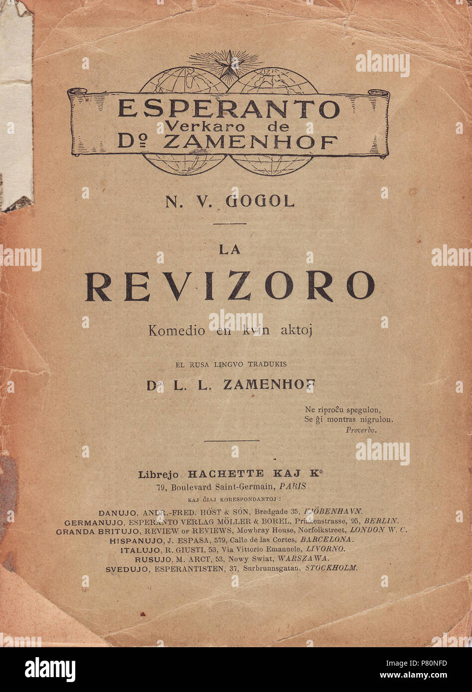 Esperanto: 1907 La Revizoro : unu eldono de la zamenhofa traduko . 1907 ...