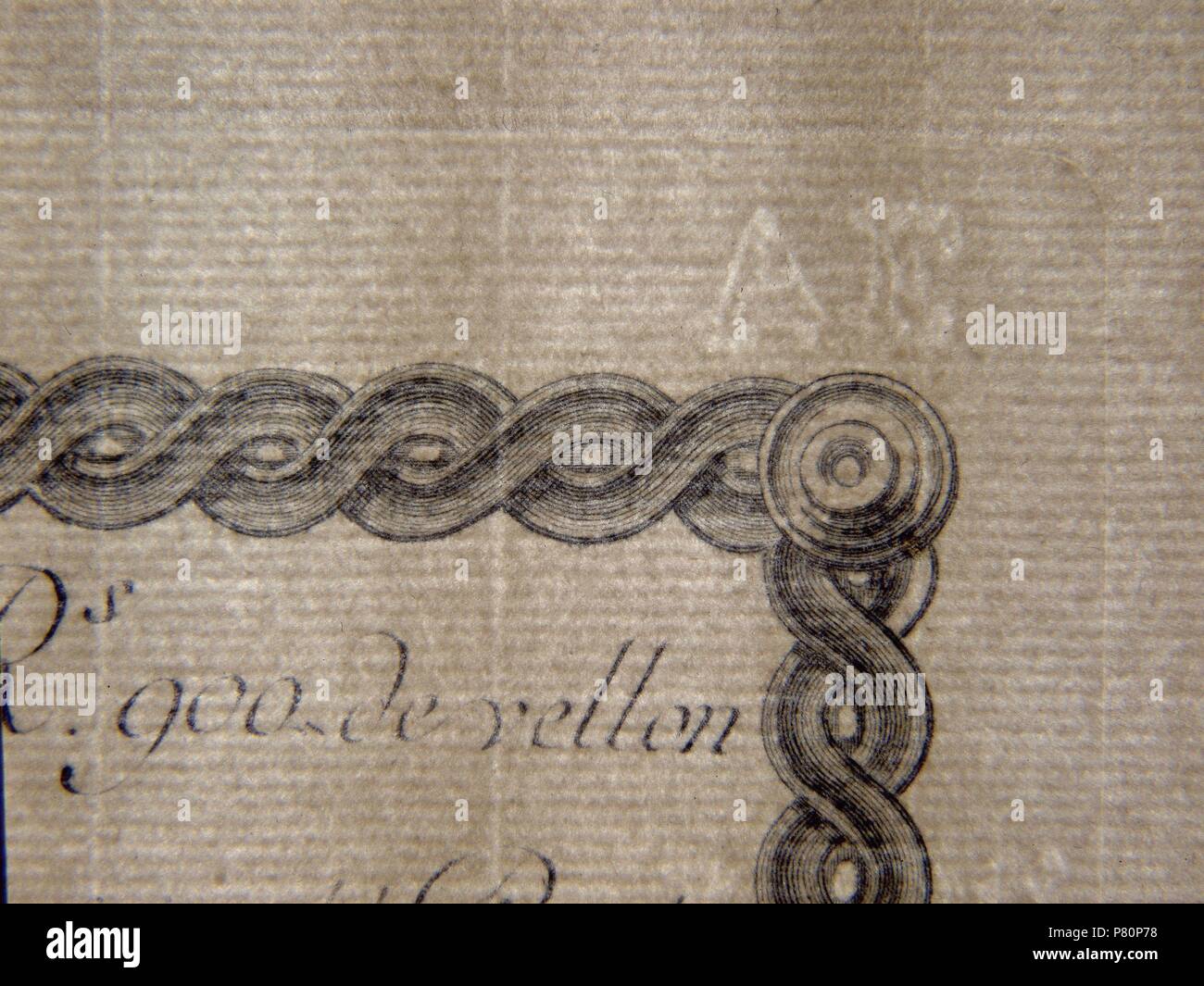 Banco de filigrana hi-res stock photography and images - Alamy