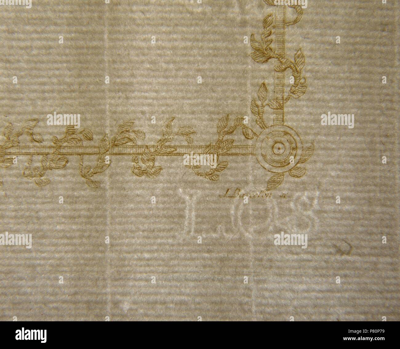 Banco de filigrana hi-res stock photography and images - Alamy