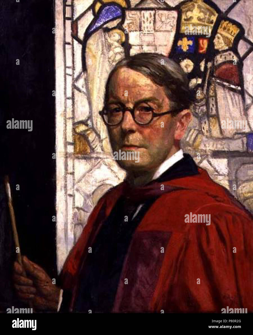 English: Selfportrait Robert Anning Bell . circa 1910 344 Self portrait ...