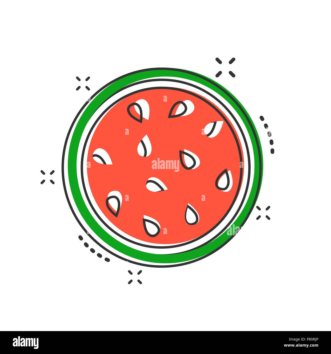 Cartoon watermelon hi-res stock photography and images - Alamy