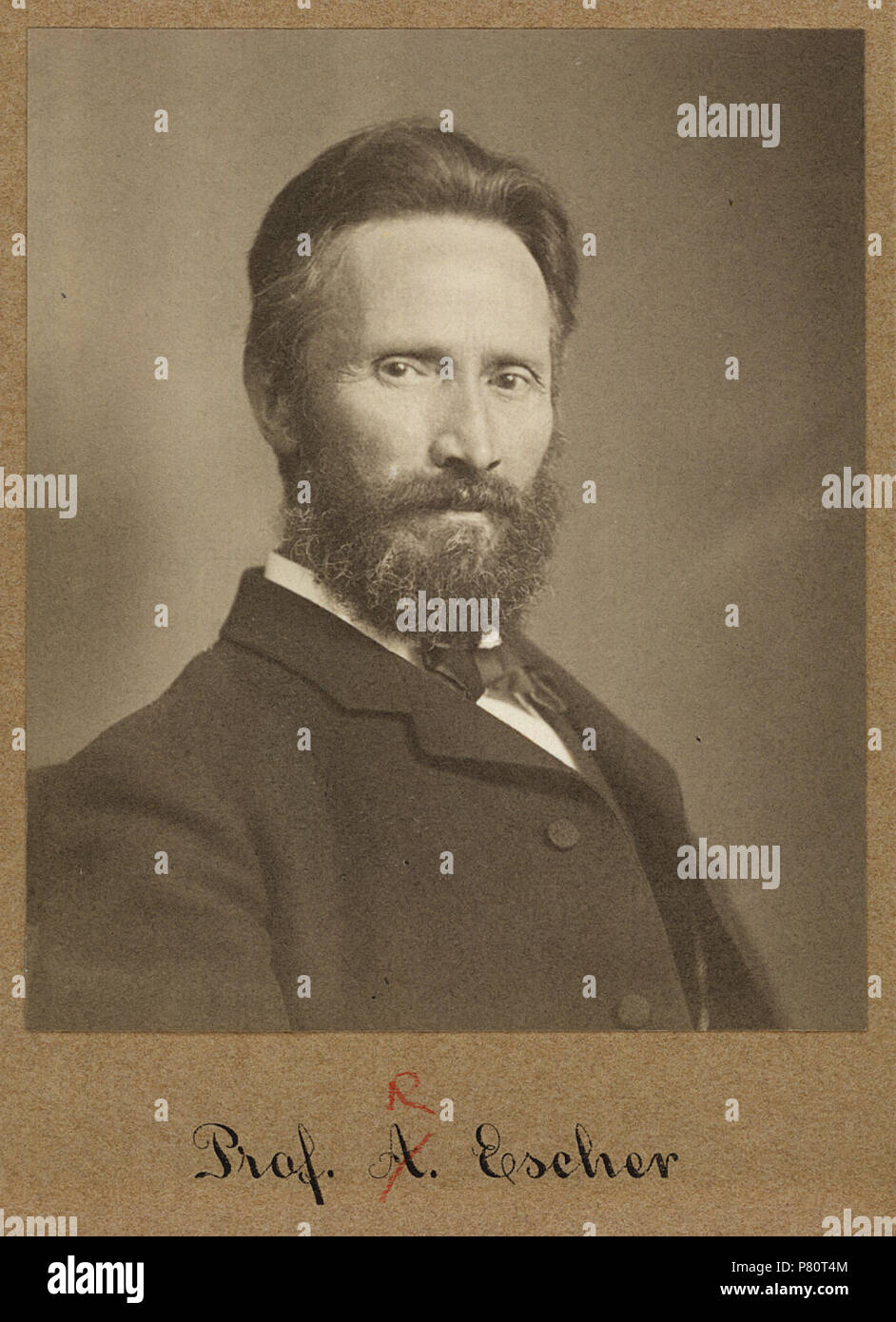 149 ETH-BIB-Escher, Rudolf (1848-1921)-Portrait-Portr 01233 Stock Photo ...