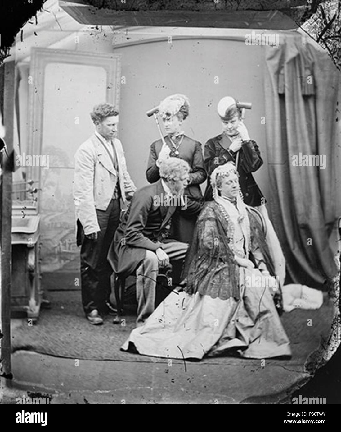 Character actors role play Black and White Stock Photos & Images - Alamy