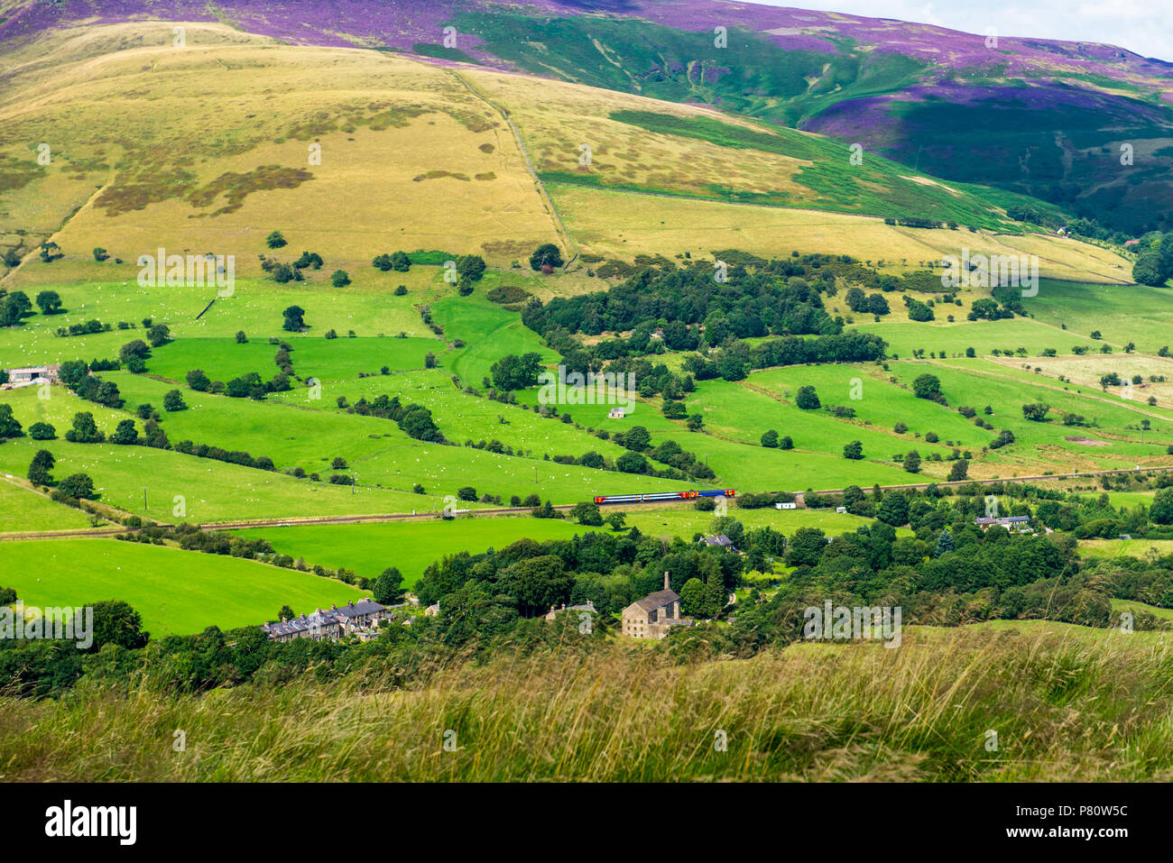 Mam Tor hill near Castleton and Edale in the Peak District National ...