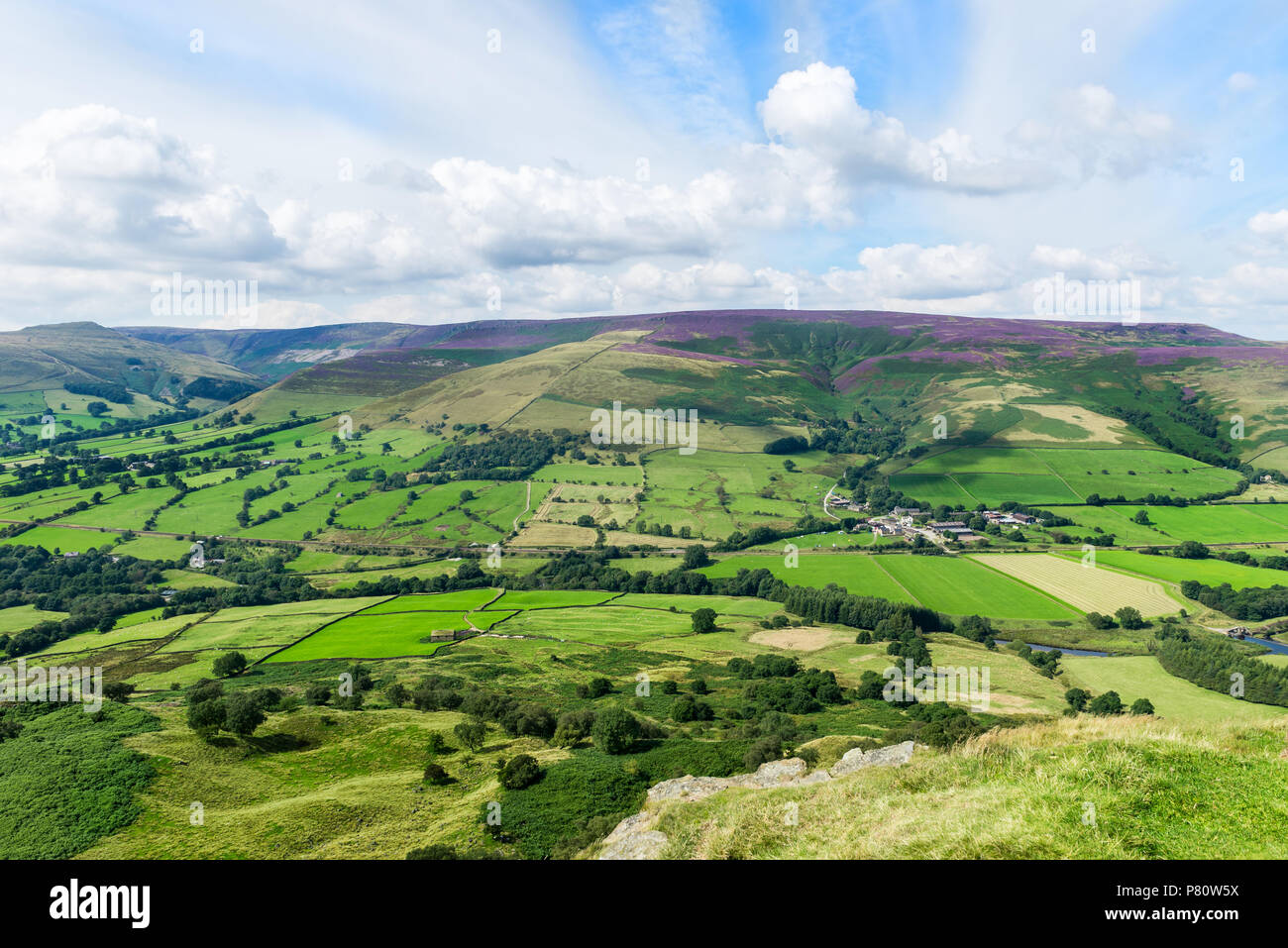 Mam Tor hill near Castleton and Edale in the Peak District National ...