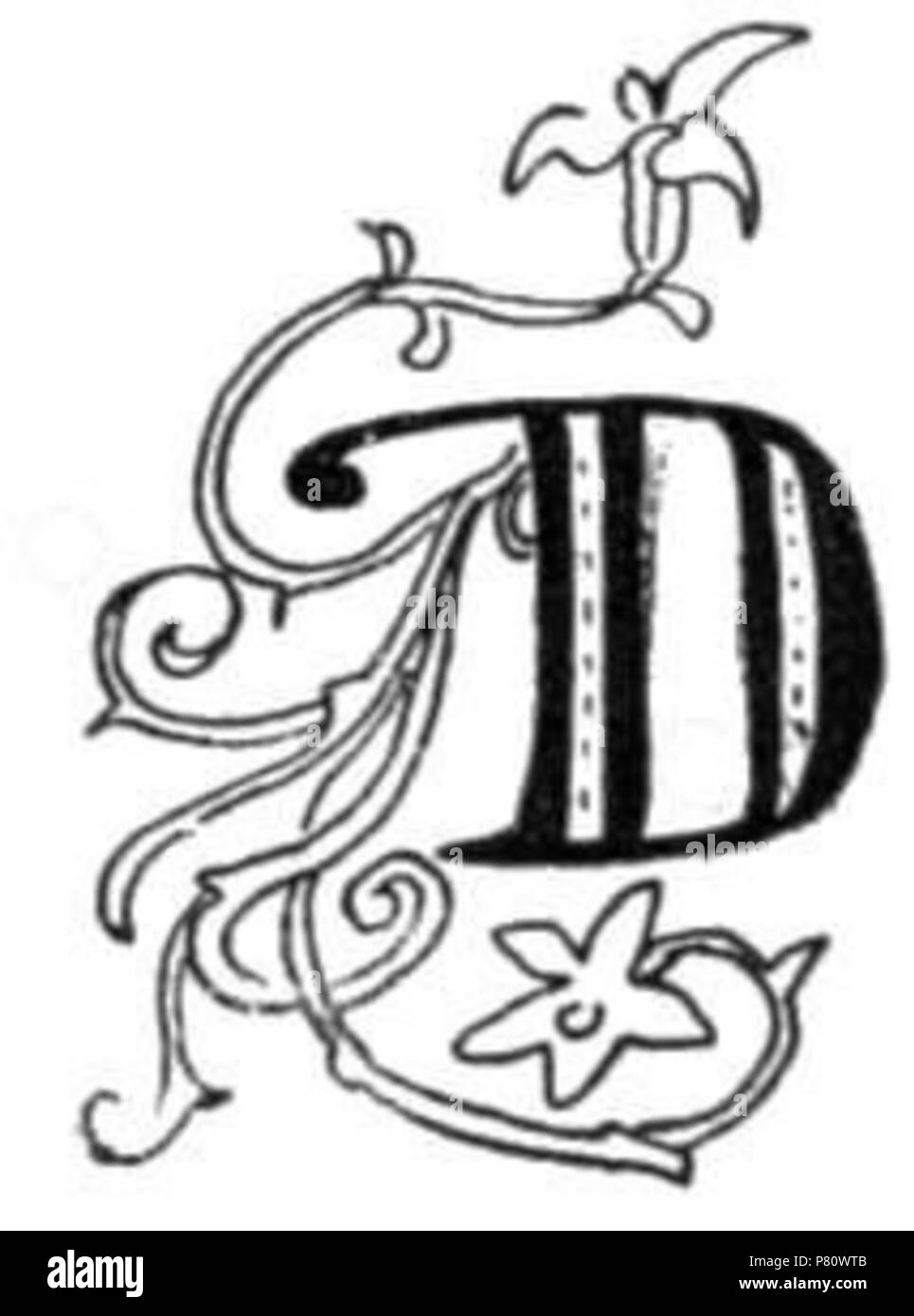 N d letter Black and White Stock Photos & Images - Alamy