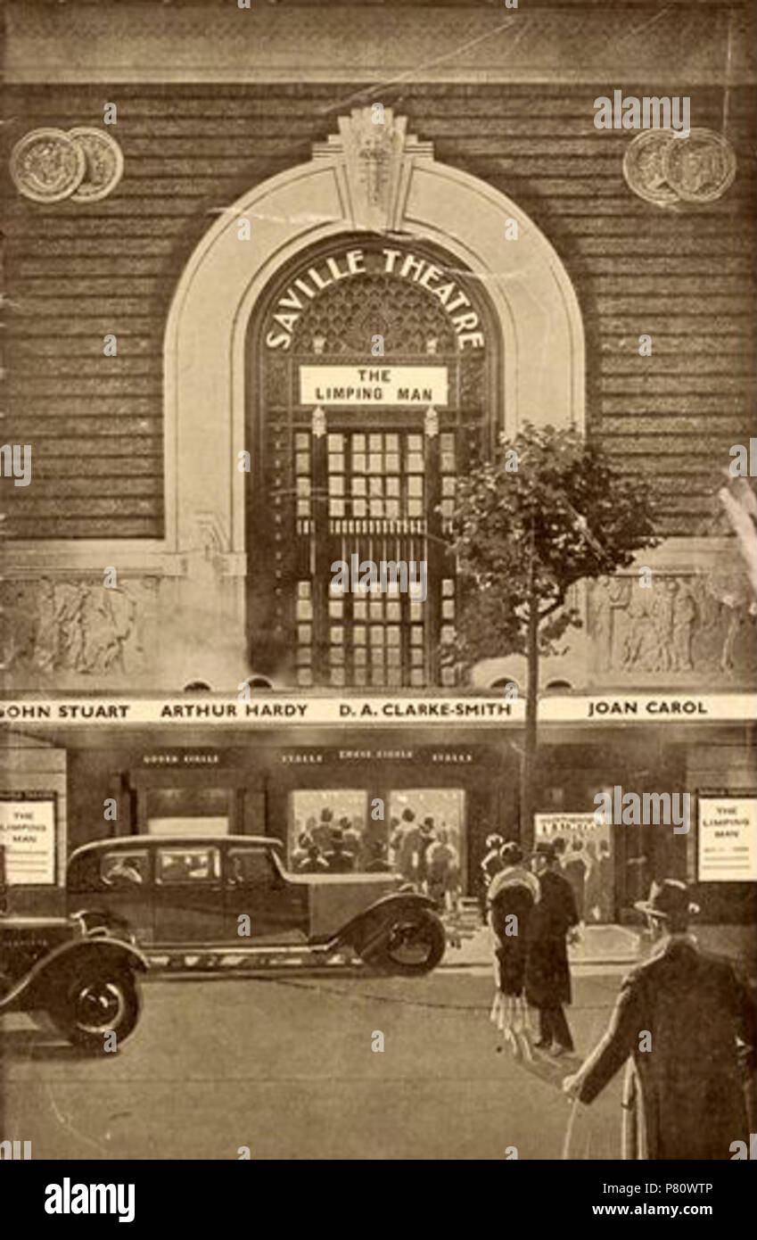 N/A. N/A 370 The Limping Man Saville Theatre 1936 Stock Photo - Alamy